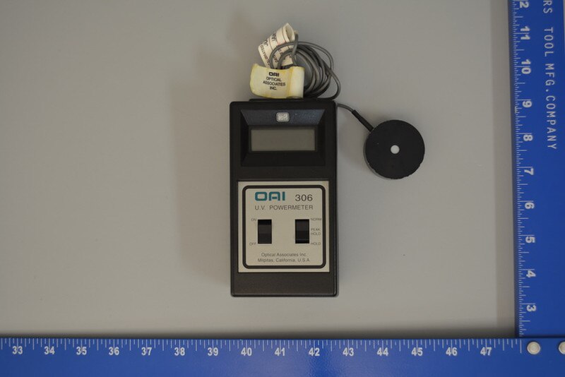 Used EVG 0306-001-04 OAI 306 Meter with 365nm Probe
