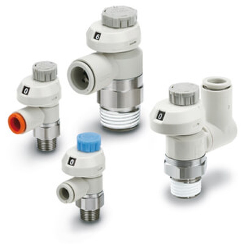 SMC | AS-FS Series, Speed Controller with Indicator