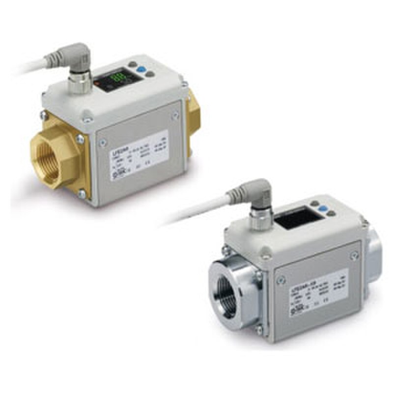 SMC | LFE_ Series, 3-Color Display Electromagnetic Type Digital Flow Switch