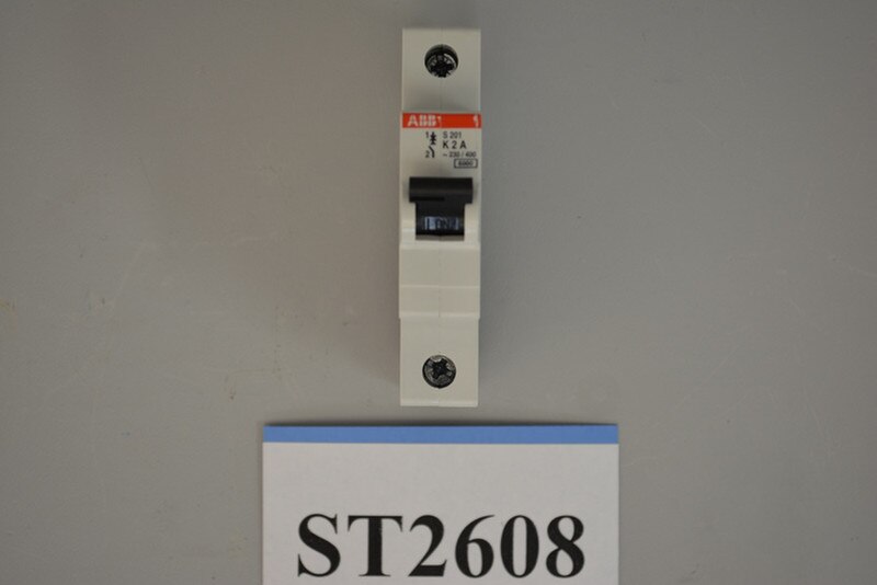 Semitool | ABB#S201-K2, Circuit Breaker 1-pole 2A/480/277V