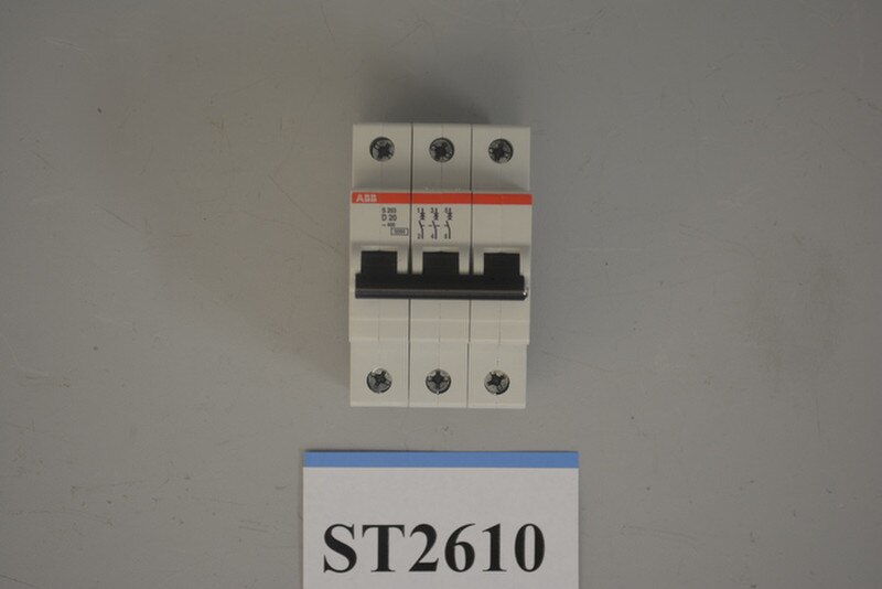 Semitool S203-D20 3P-20A DIN Rail Circuit Breaker | Tested