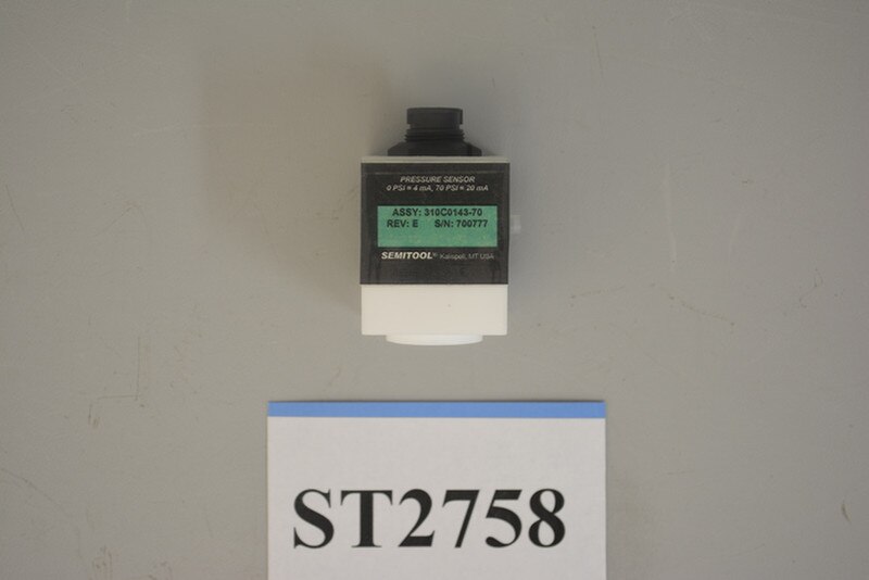Semitool 310C0143-70 Pressure Sensor | Tested OEM Part